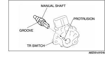TRANSAXLE RANGE (TR) SWITCH REMOVAL/INSTALLATION | MAZDA MAZDA3 1G 2007 ...