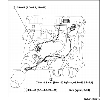 HEATED OXYGEN SENSOR (HO2S) REMOVAL/INSTALLATION [LF] | MAZDA MAZDA3 1G ...