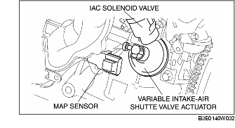 MANIFOLD ABSOLUTE PRESSURE (MAP) SENSOR REMOVAL/INSTALLATION [LF ...