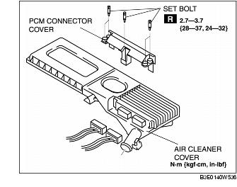 PCM REMOVAL/INSTALLATION [ZJ, Z6] | MAZDA MAZDA3 1G 2007 DIY Repair Guide