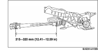 STEERING SHAFT INSPECTION | MAZDA MAZDA3 1G 2007 DIY Repair Guide