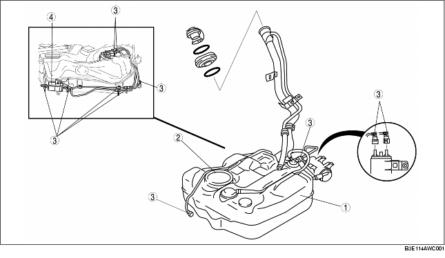 FUEL SYSTEM LOCATION INDEX [ZJ, Z6, LF] | MAZDA MAZDA3 1G 2007 DIY ...